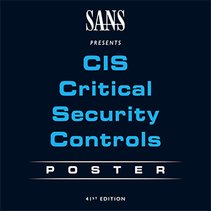 sans critical controls poster